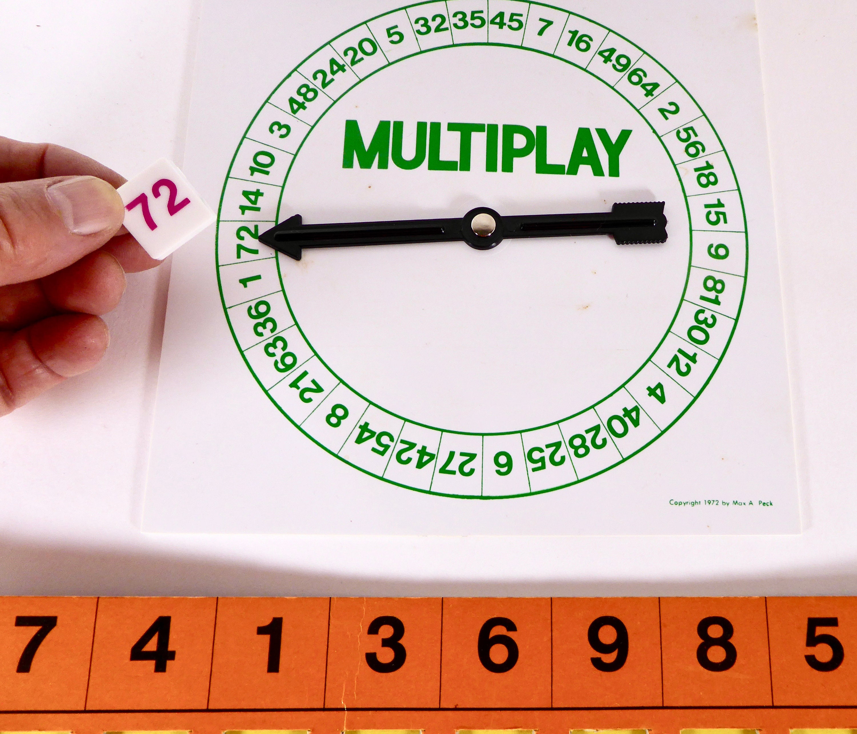 Vintage Educational Game: Multiplay Multplication | Etsy