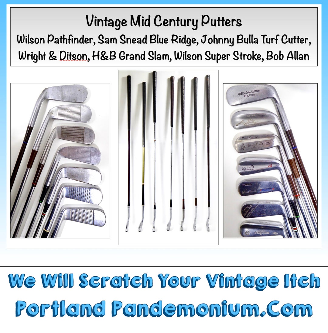 Vintage Putters: Wilson Pathfinder, John Bulla Turf Cutter, Sam Snead ...