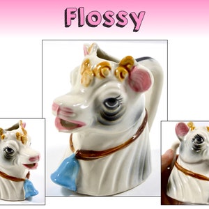 Vintage Cow Creamers, Your Choice: Flossy, Bossy, or Bessy! Classic ...
