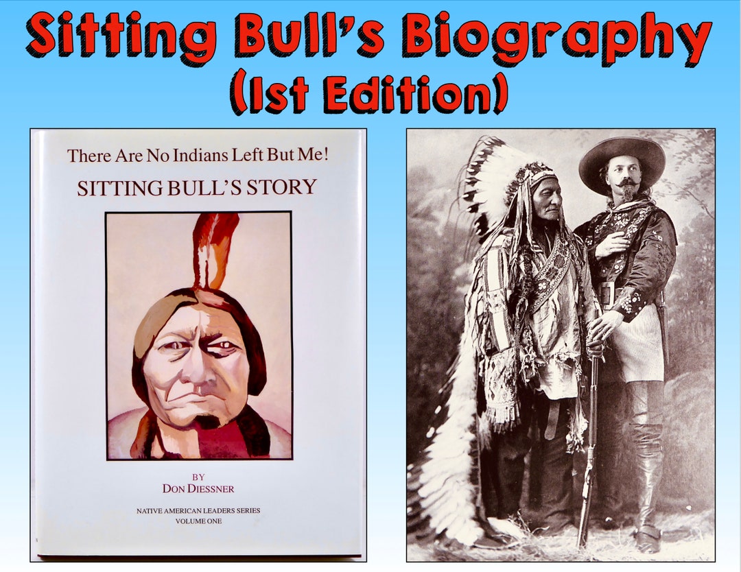 Vintage Sitting Bull Biography there Are No Indians Left - Etsy