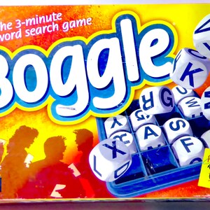 Vintage Boggle: Two Versions, Original (hard) Circa 1980, and Revised ...
