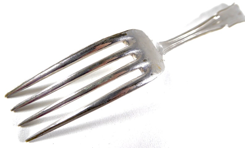 Vintage Italian Table Fork Georgian Style Marked ARG 800 | Etsy