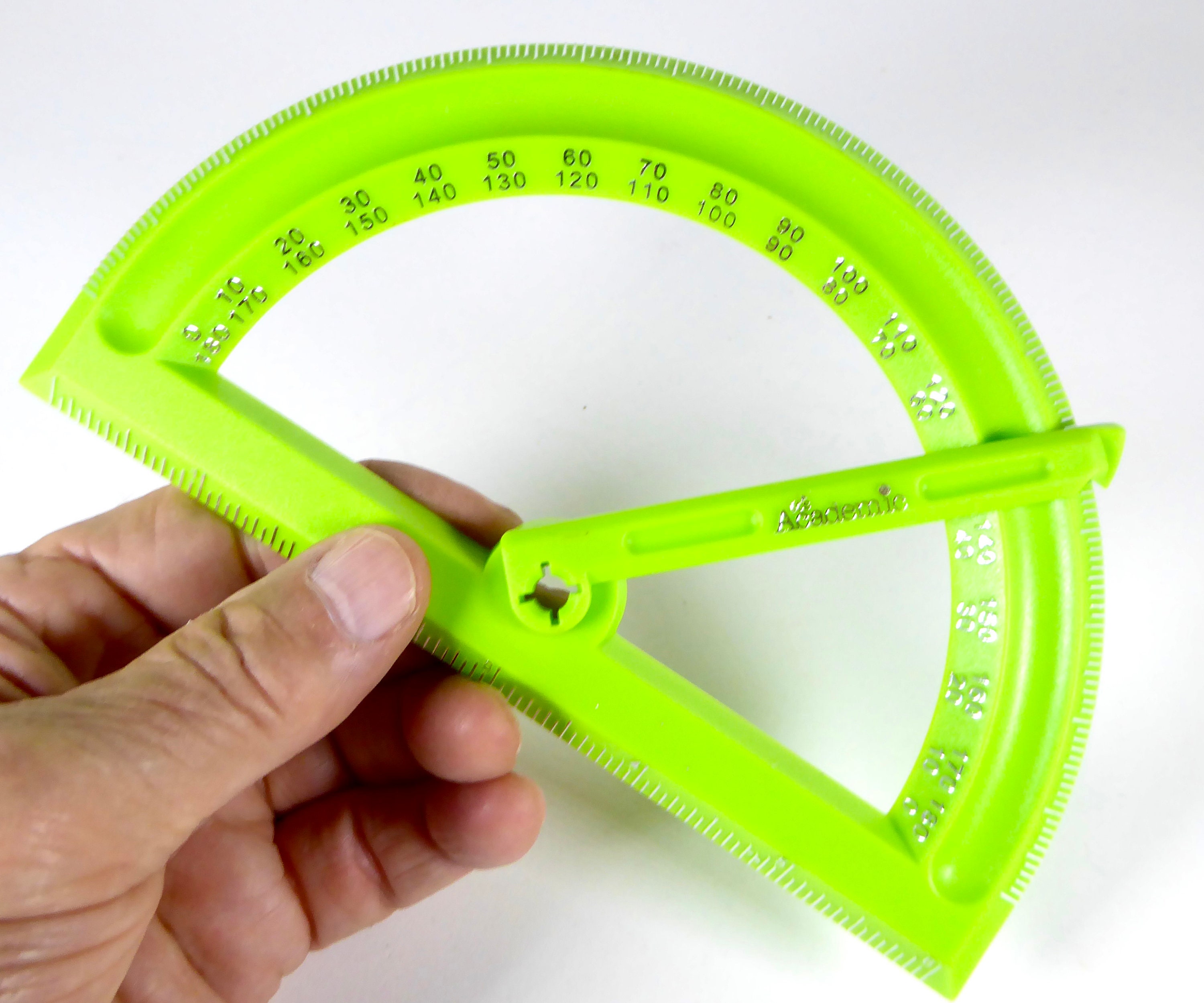 Vintage Groovy Protractor: Neon Green With Gold Lettering - Etsy UK