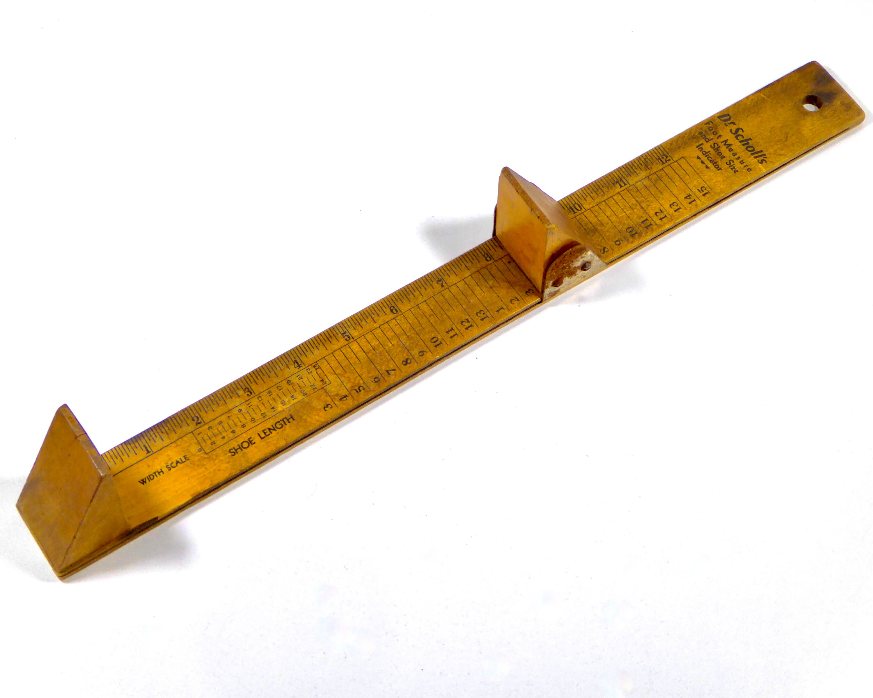 Vintage Dr Scholls Foot Measure and Shoe Size Indicator Tool | Etsy
