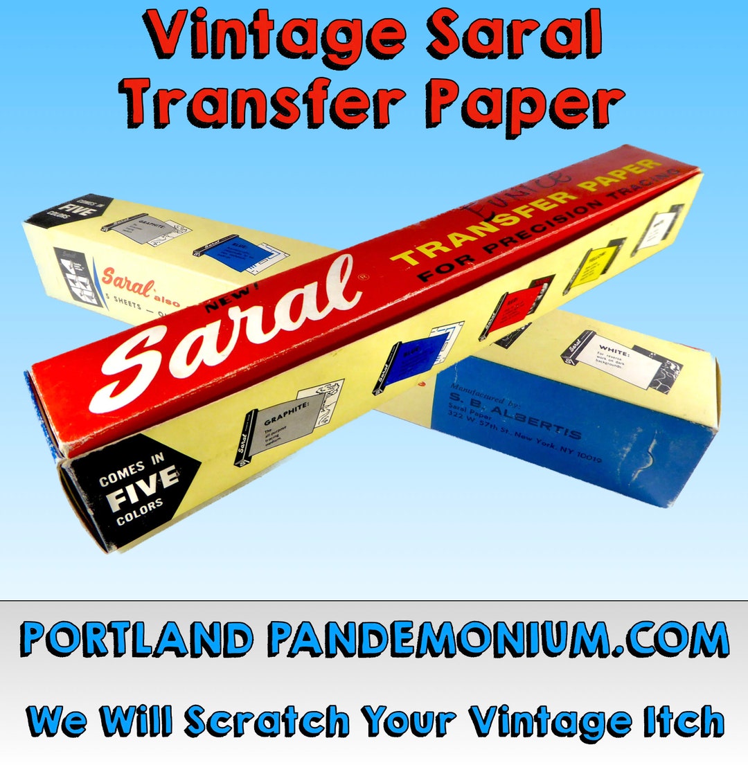 Vintage Saral Tracing Paper S E Alberts Graphite Transfer Paper 12 X 10 ...