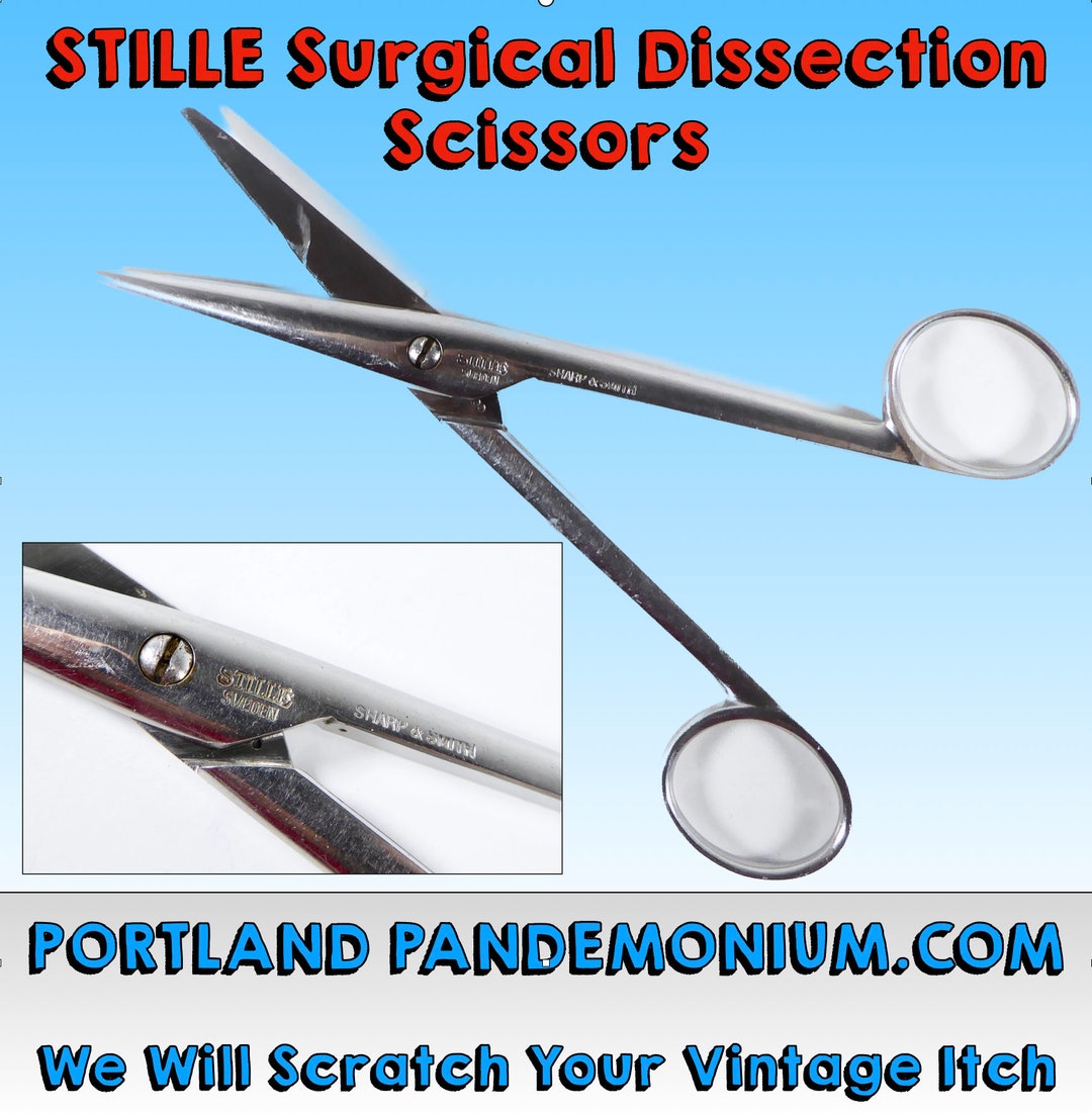 6" STILLE Surgical Dissection Scissors, Vintage Swedish Scissors for ...