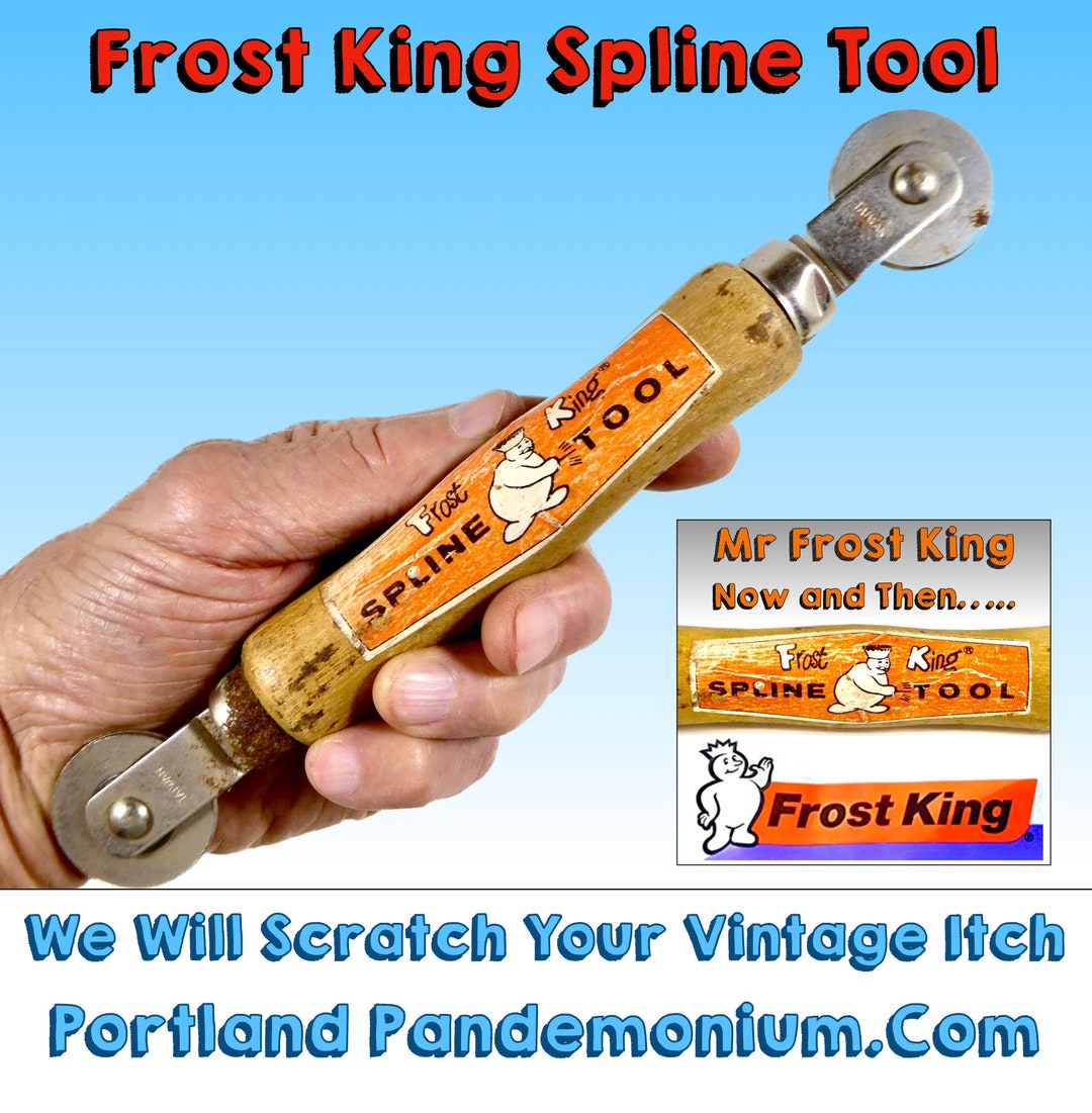 Vintage FROST KING Screen Spline Tool, Old Style Chubby Snowman Logo ...