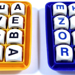 Vintage Boggle: Two Versions, Original (hard) Circa 1980, and Revised ...