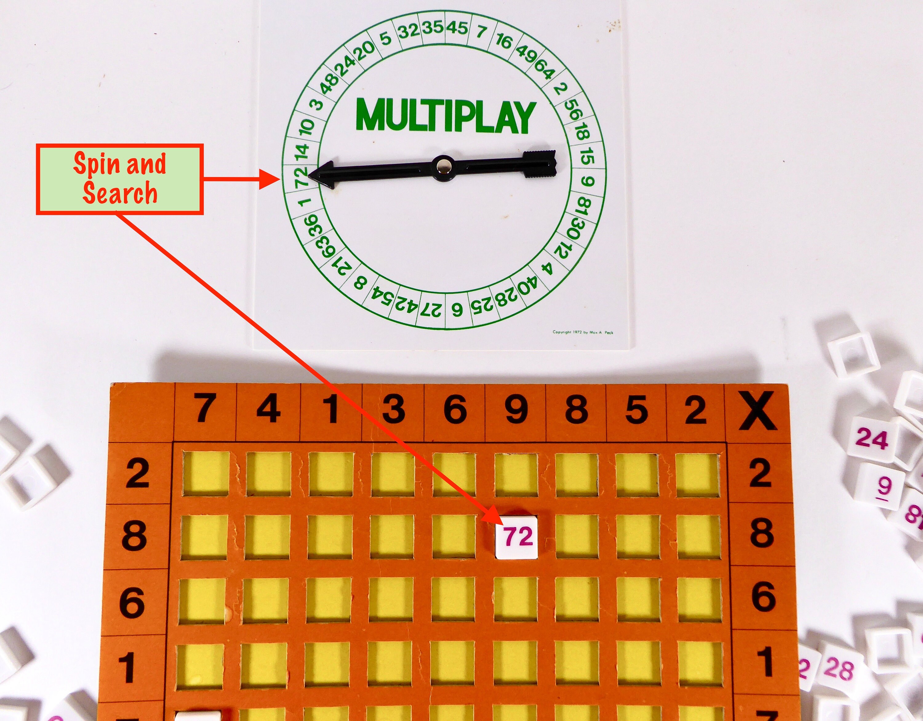 Vintage Educational Game: Multiplay Multplication | Etsy
