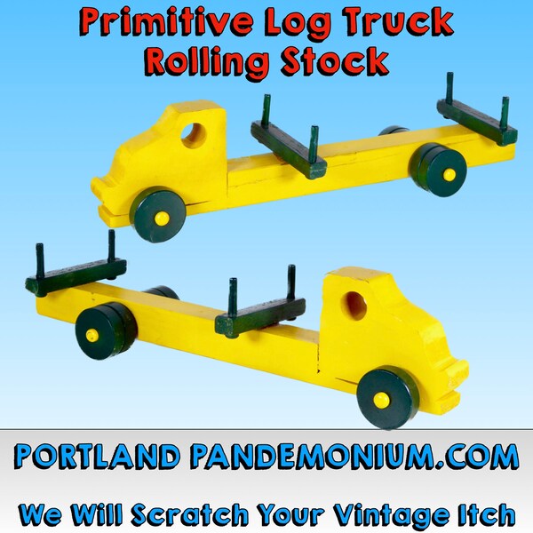Wooden Log Truck - Etsy