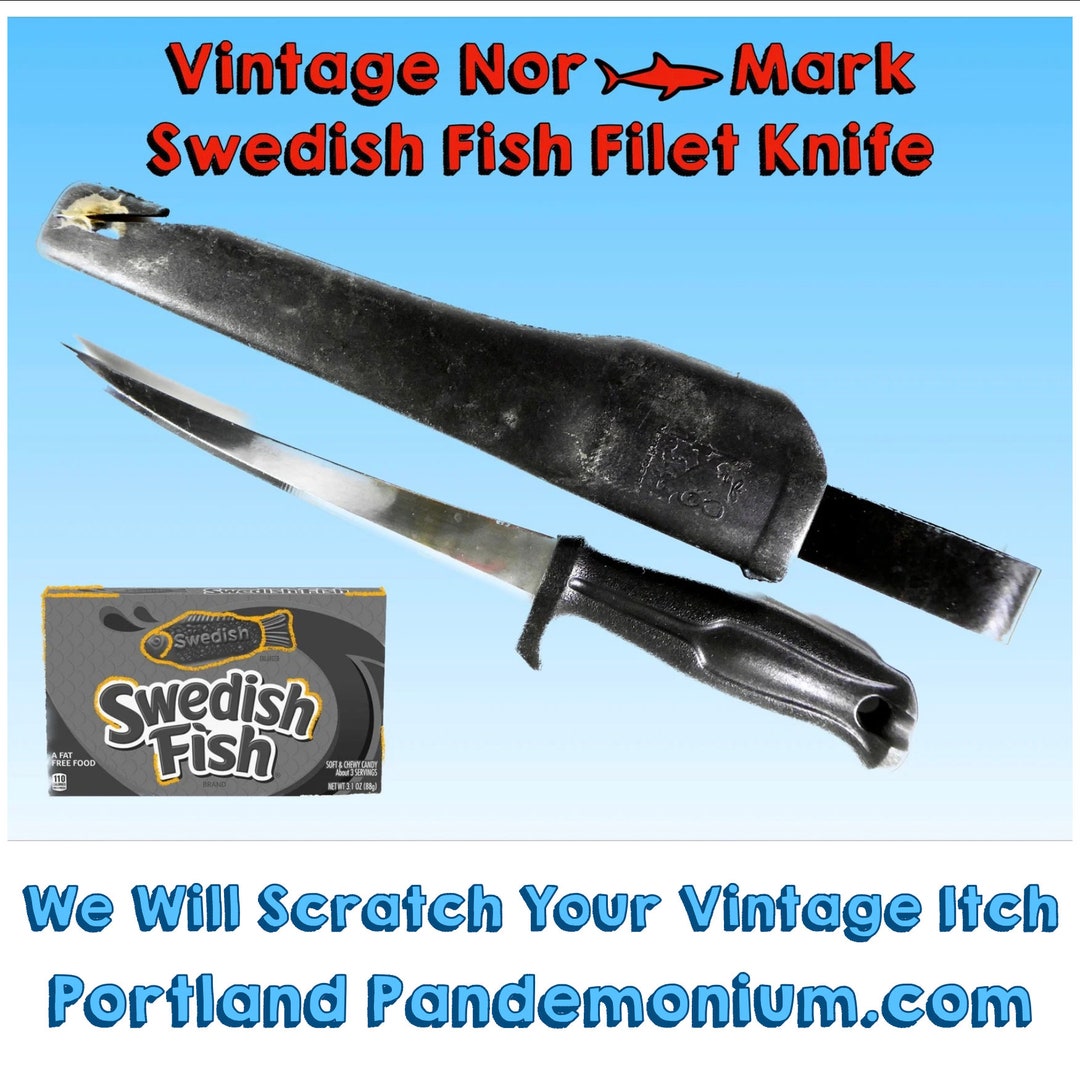 Vintage Normark Filet Knife, 10 Stainless Steel Blade, Made in Sweden ...