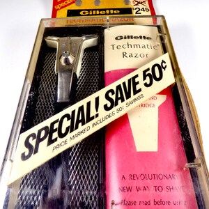 1960's NOS Gillette Techmatic Razor: Either the Rarest or the Worst ...