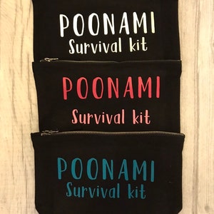 Poonami Survival Kit bag and Vest Only Baby Change Purse - Etsy