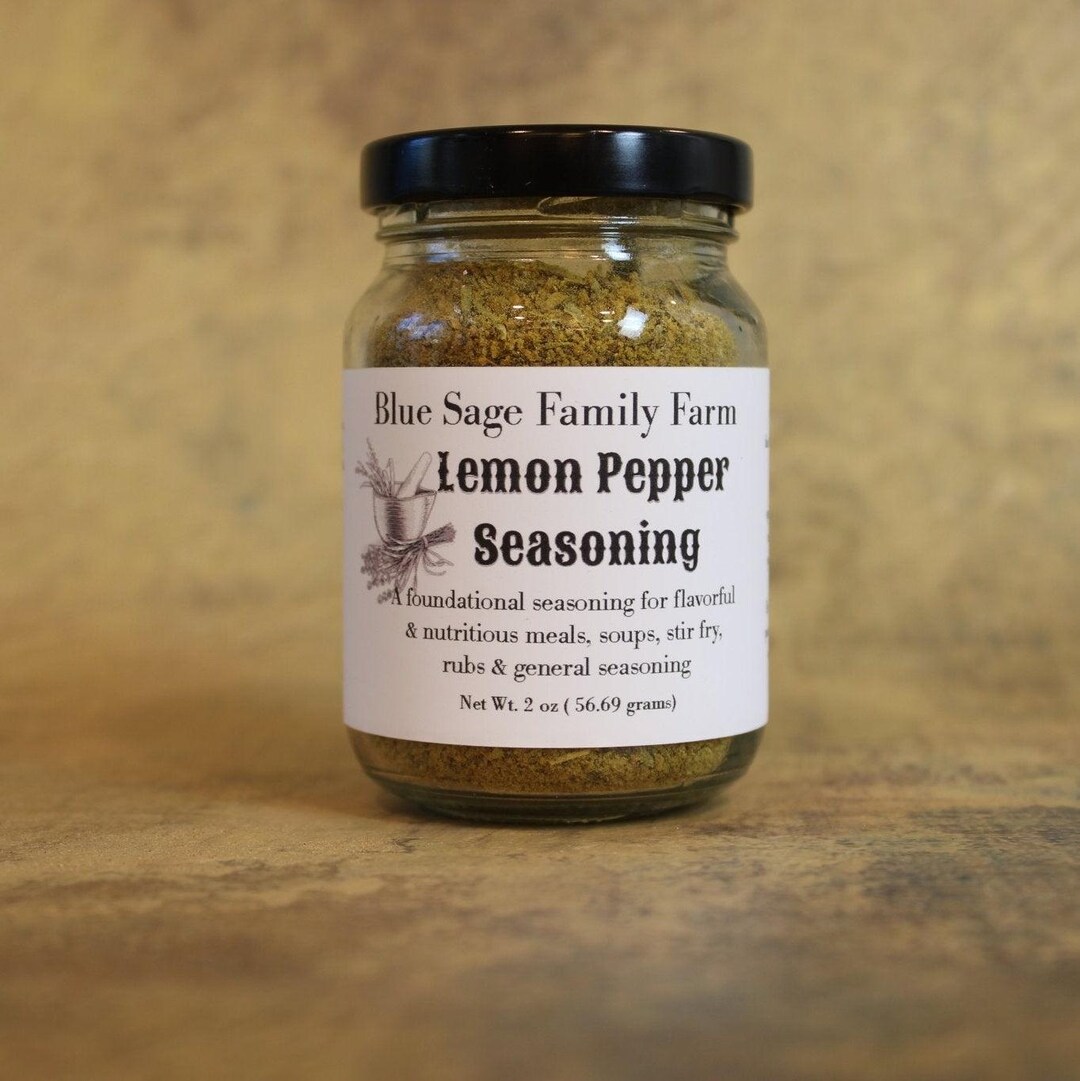 Lemon Pepper Seasoning, Lemon Zest, Pepper, Salt Free Seasoning ...