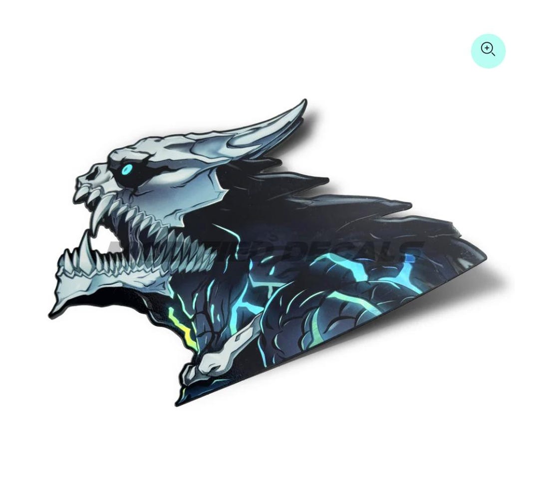 Holographic Anime Monster Sticker - Etsy