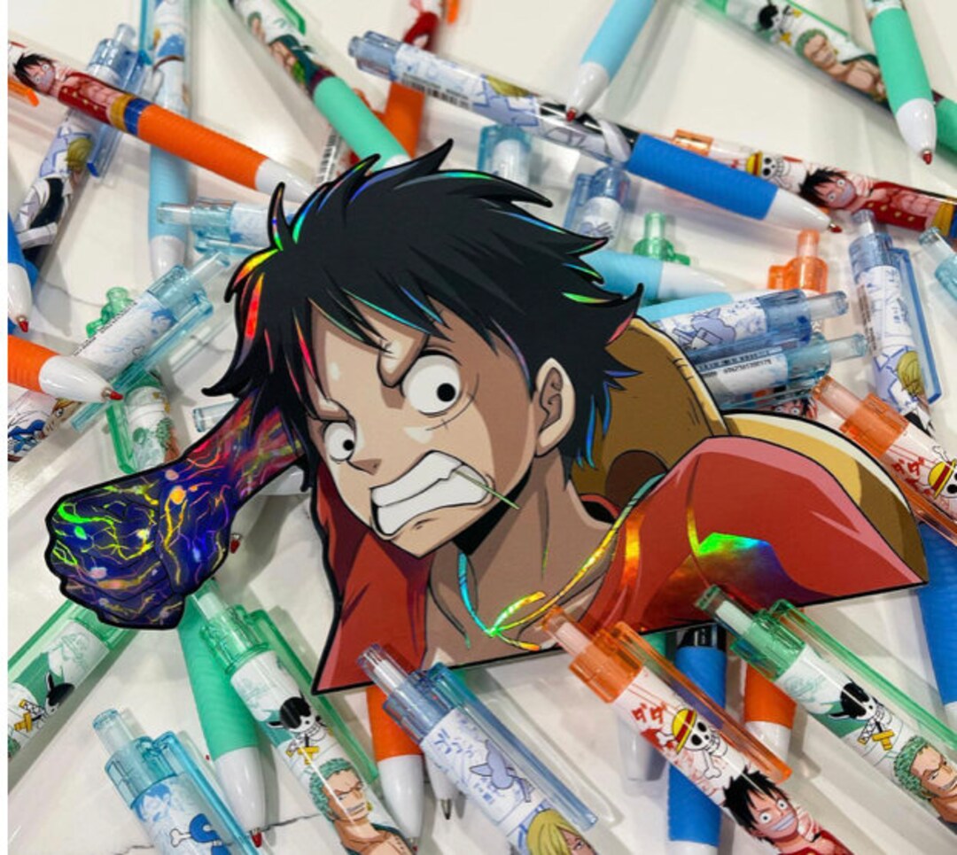 OP Captain Monkey Anime Peeker Car Vinyl Diecut Sticker Pirate - Etsy