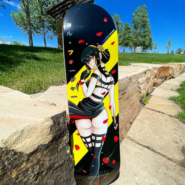 Anime Skateboard Deck Etsy