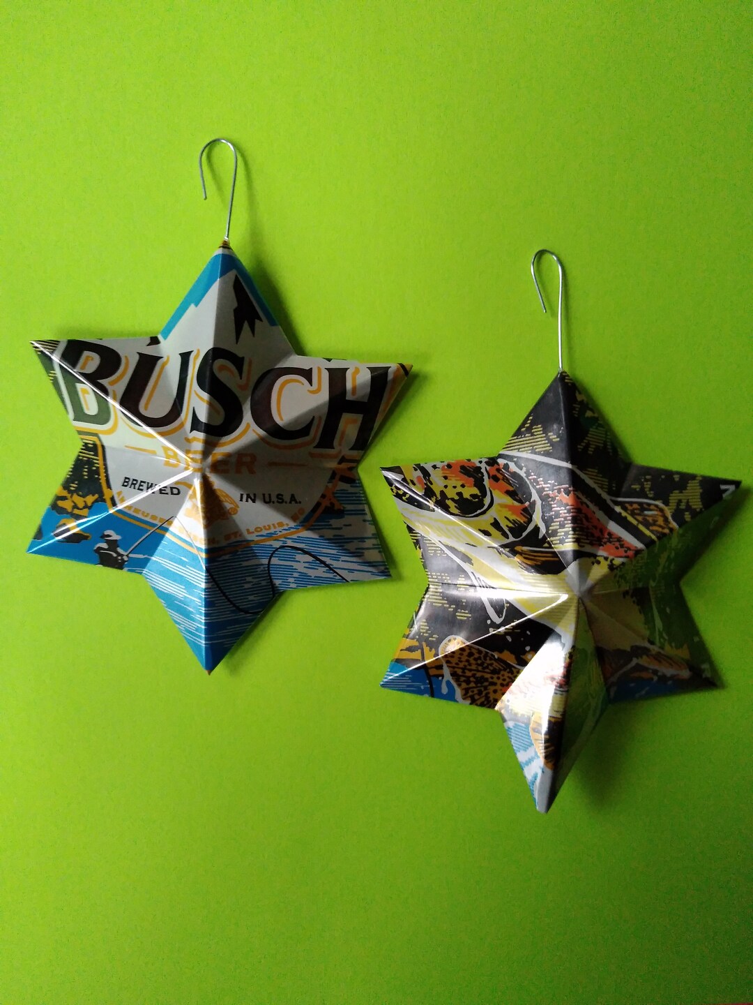 Busch Beer Rainbow Trout Beer Can Ornament - 2 Pack - Etsy