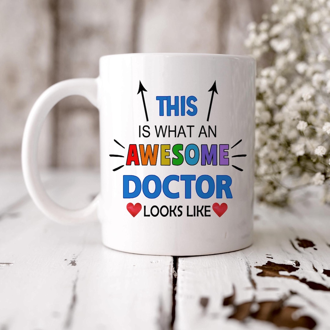 Doctor Gift: Awesome Doctor Mug, Thank You Present, NHS Christmas Gift ...