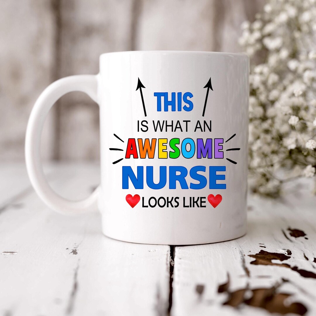Nurse Thank You Gift: Awesome Nurse Mug, NHS Nurse Gift, Appreciation ...