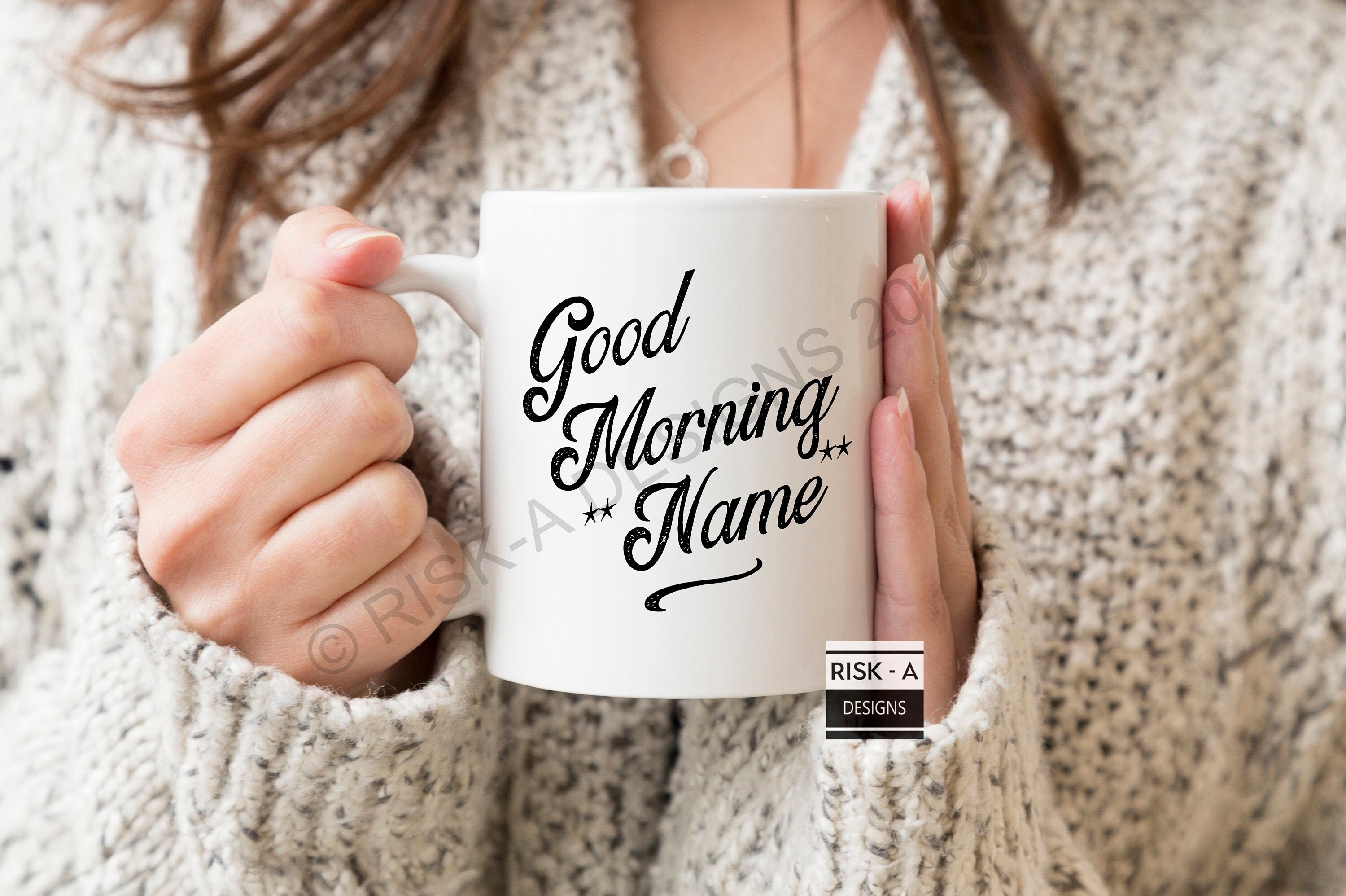 Personalized Good Morning Mug: Custom Coffee Mug Gift - Etsy
