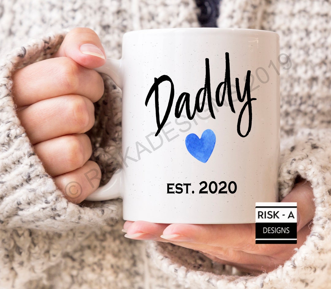 Daddy Est. 2020 Mug: New Dad Gift, Pregnancy Reveal - Etsy