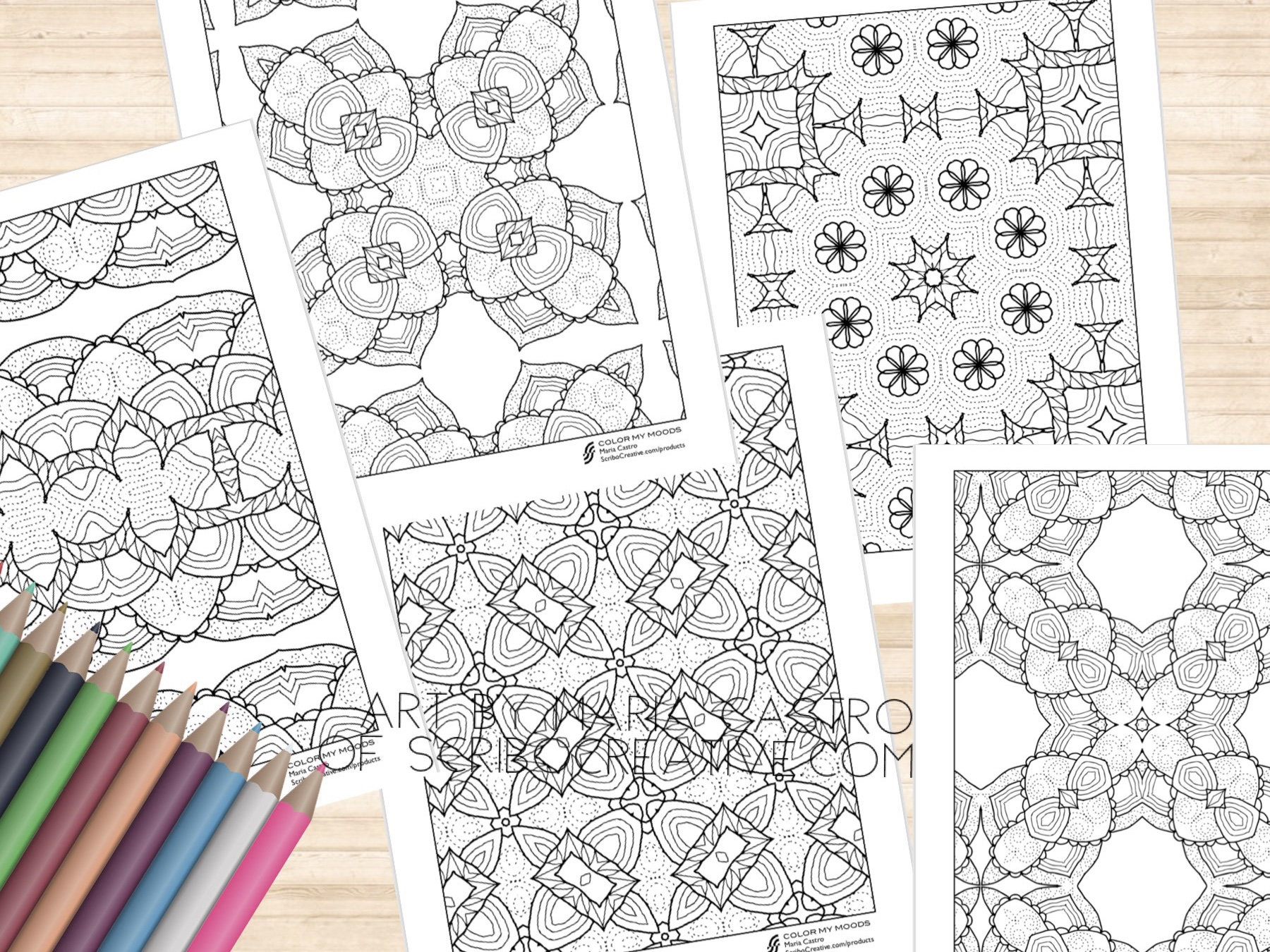 Patchwork Quilt Coloring Page
