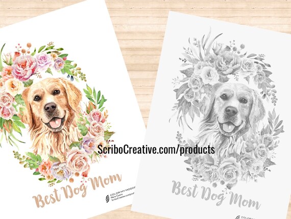 Top Model Doggy Coloring Pages