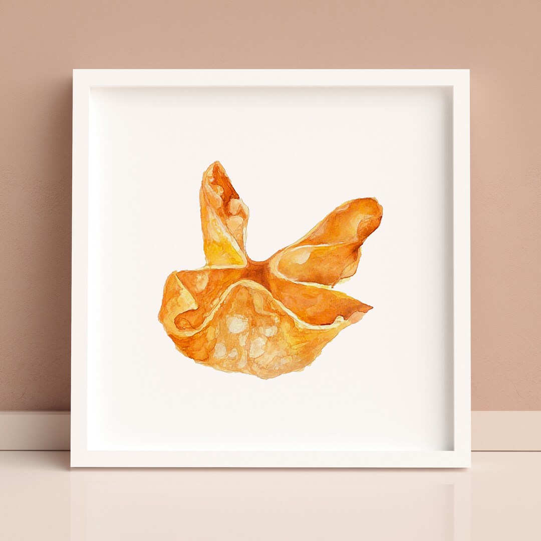 Crab Rangoon Watercolor Art Print, Crab Rangoon, Bar Art, Appetizer Art ...