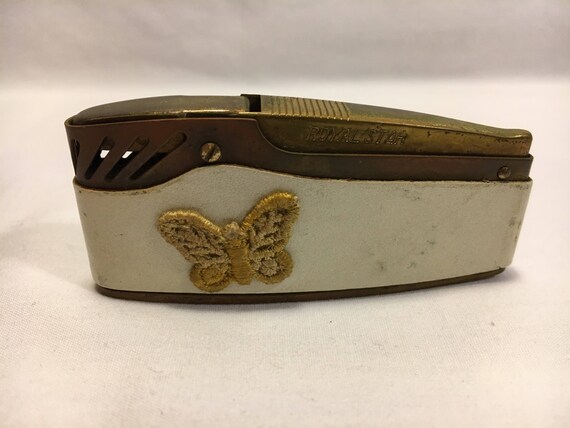 Ladies Vintage Royal Star Gold Lighter With Leather Band | Etsy