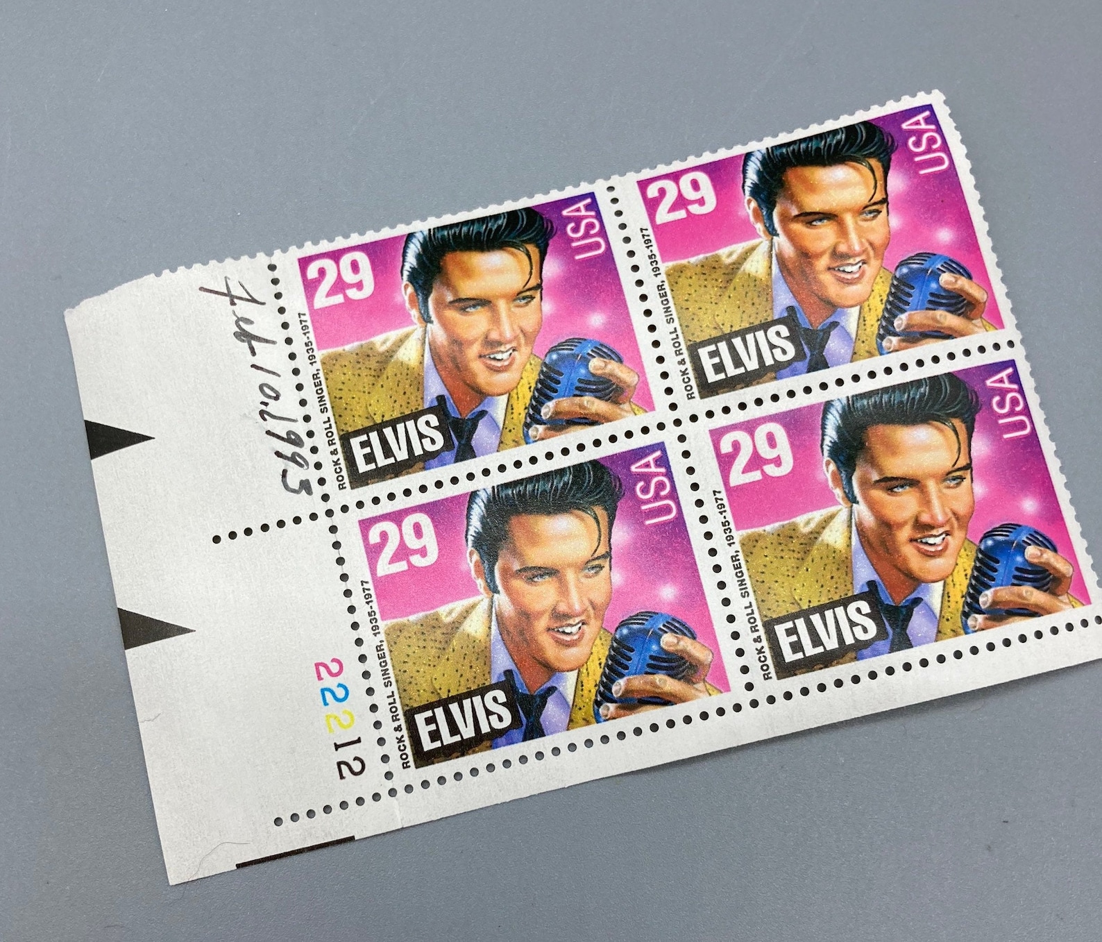 Vintage Elvis Presley 29 Cent Stamps, George Washington 23 Cent Stamp ...