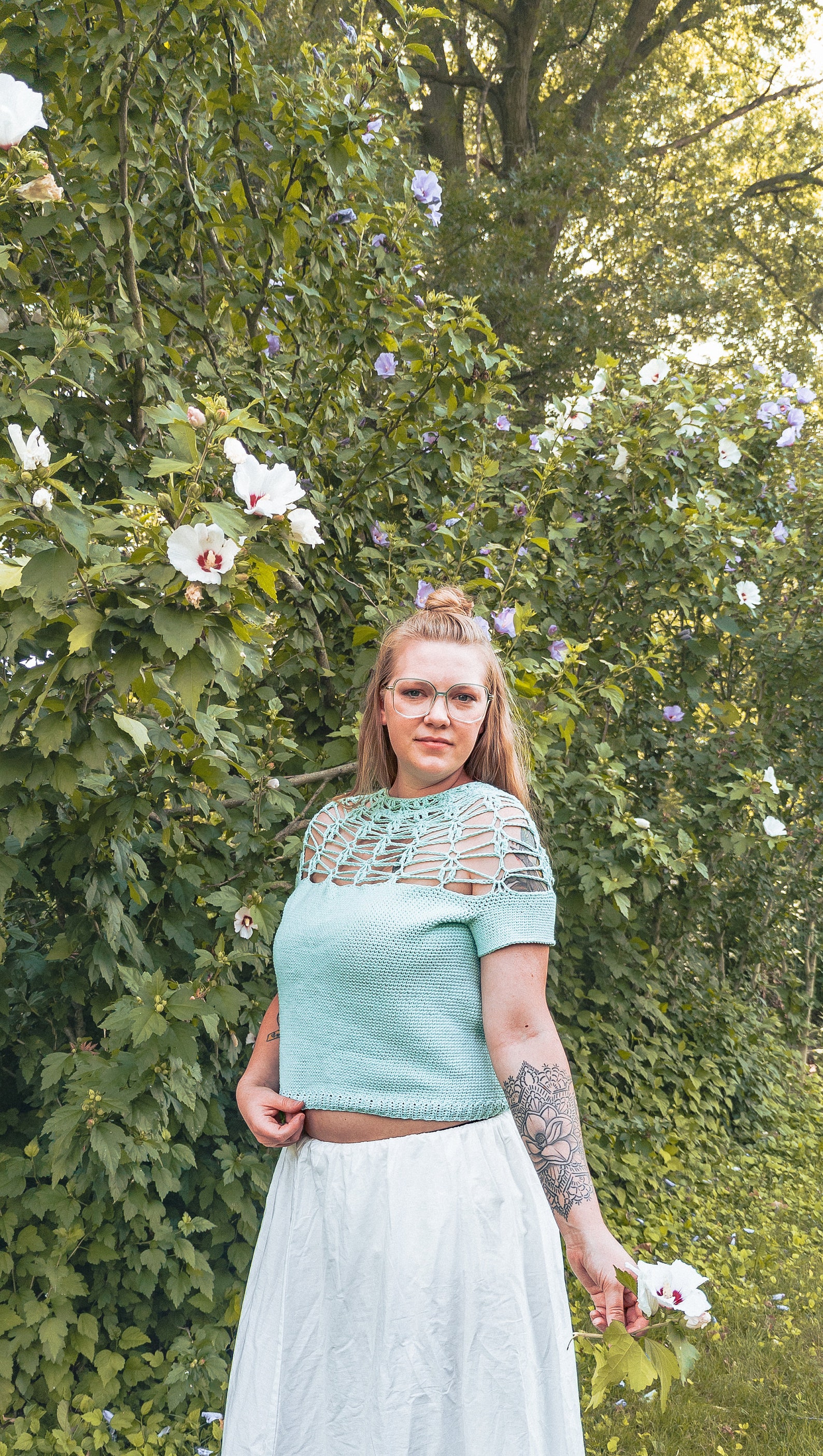 Maizee Top Crochet Pattern, Easy Summer Lace Yoke (PDF Pattern) - Etsy