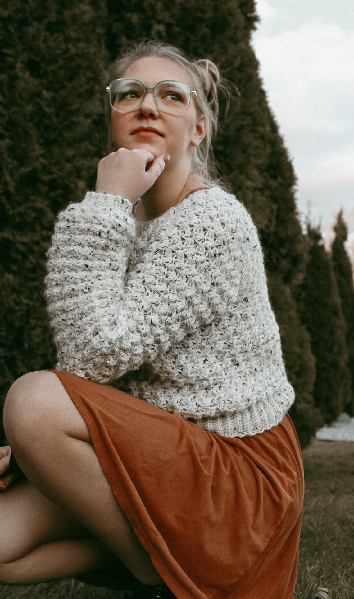 Ember Raglan Crochet Sweater Pattern: Top-down Pullover (PDF Pattern ...