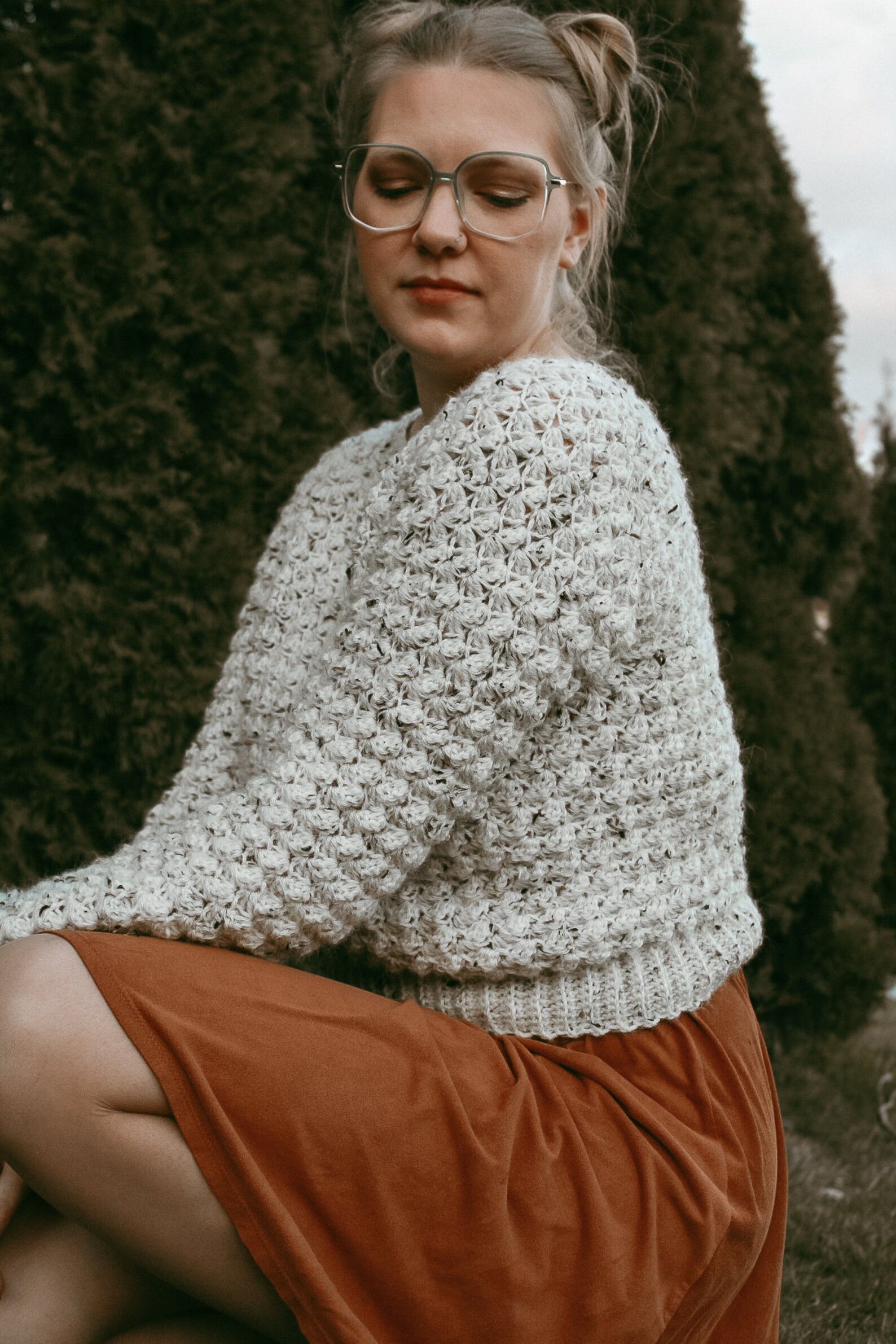 Ember Raglan Crochet Sweater Pattern: Top-down Pullover (PDF Pattern ...