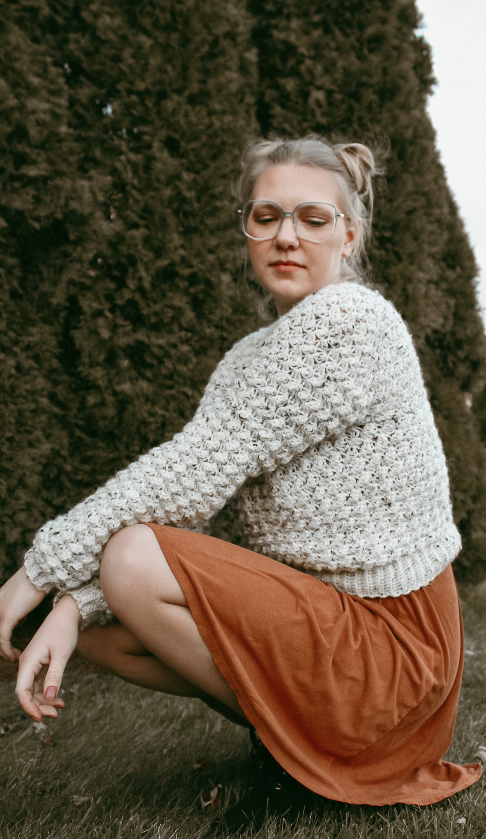 Ember Raglan Crochet Sweater Pattern: Top-down Pullover (PDF Pattern ...
