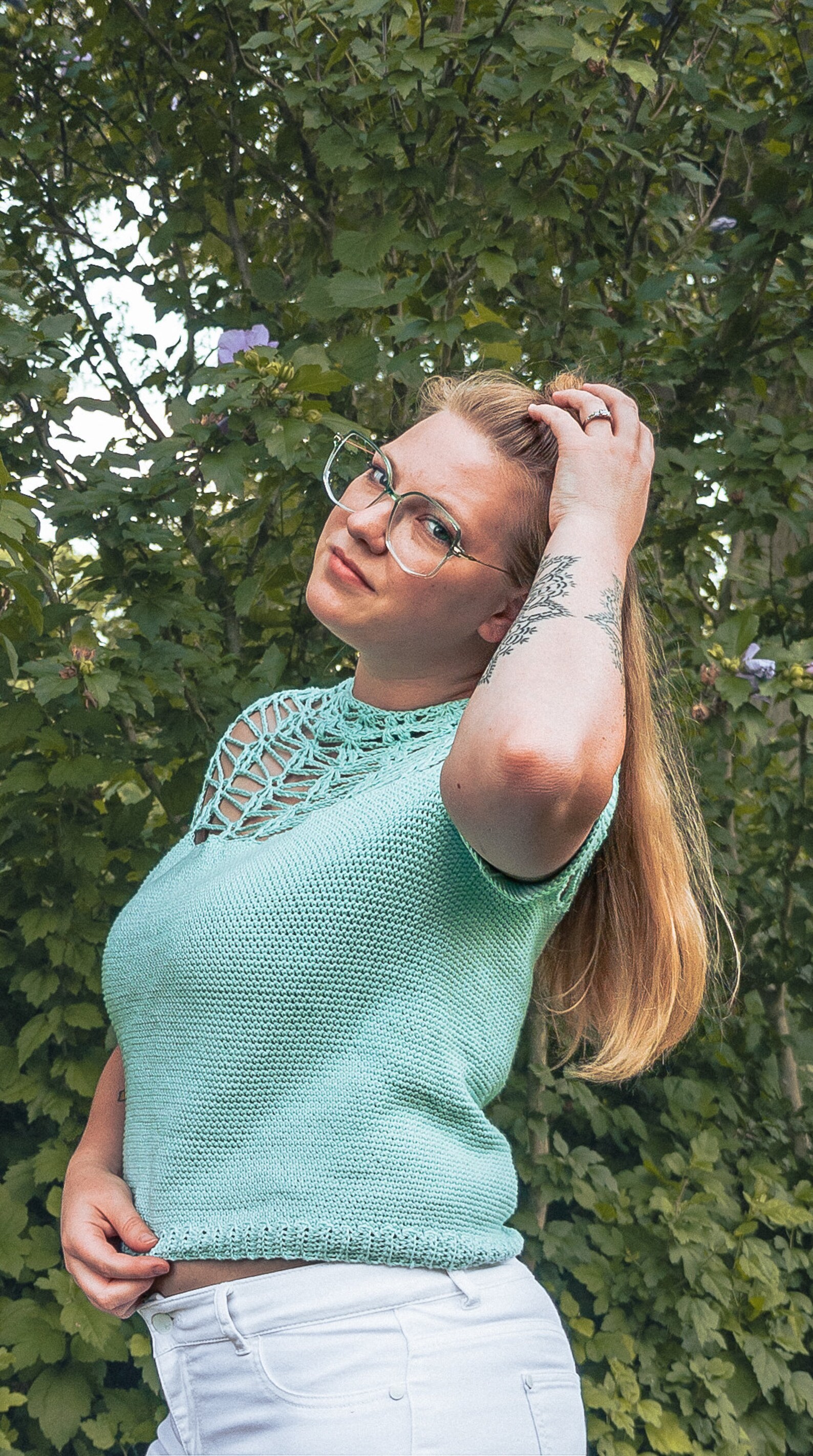 Maizee Top Crochet Pattern, Easy Summer Lace Yoke (PDF Pattern) - Etsy