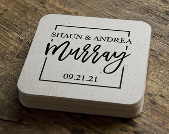 Bridal Shower Coasters | Etsy