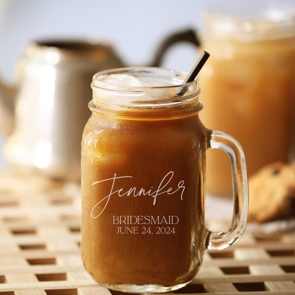 Engraved Mason Jar - Etsy