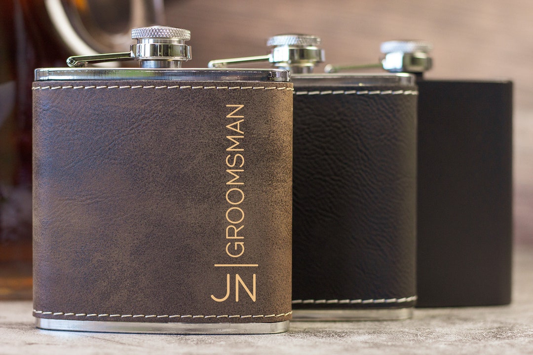 Personalized Initials Wedding Gift, Wedding Flask, Personalized Wedding ...