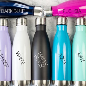 Monogrammed Water Bottle, Free Shipping, Personalized Water Bottle ...