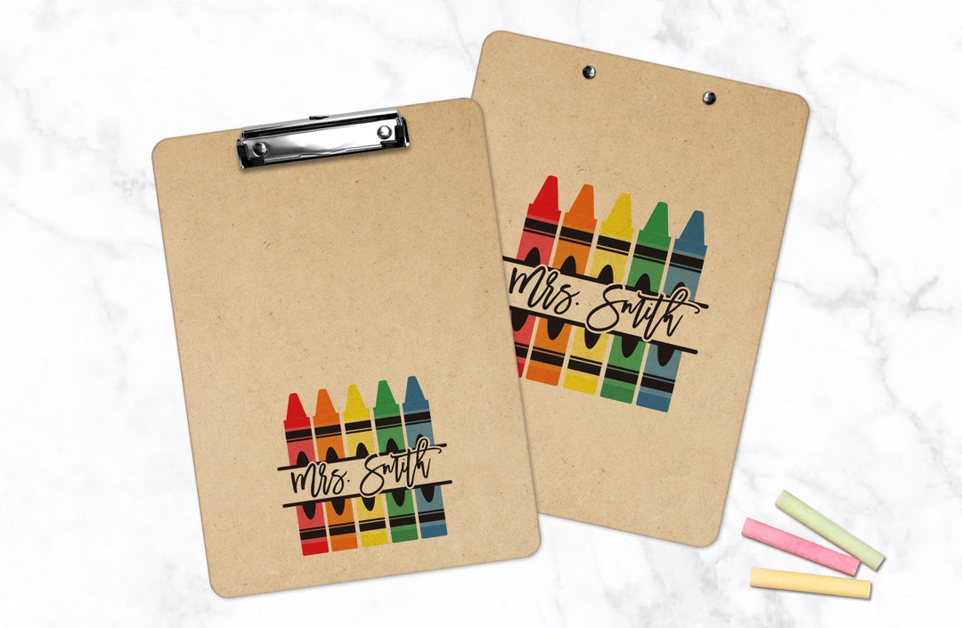 Teacher Clipboard Personalized, Custom Teacher Gift, Back to School ...