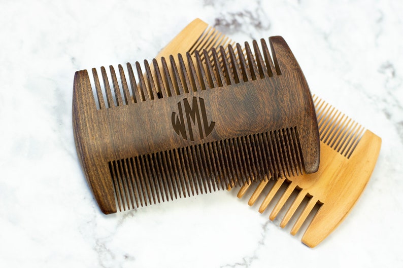 Wood Beard Comb Personalized Engraved Combs Beard Brush - Etsy