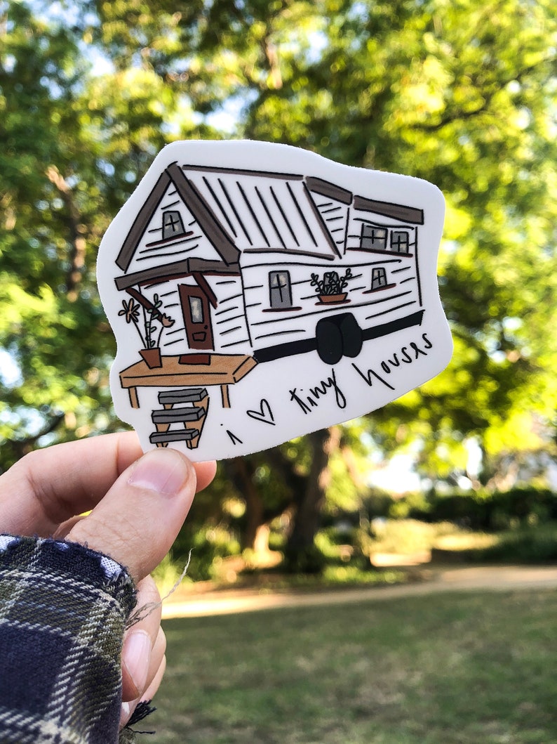 Tiny Houses Sticker Tiny House Lover House Sticker | Etsy