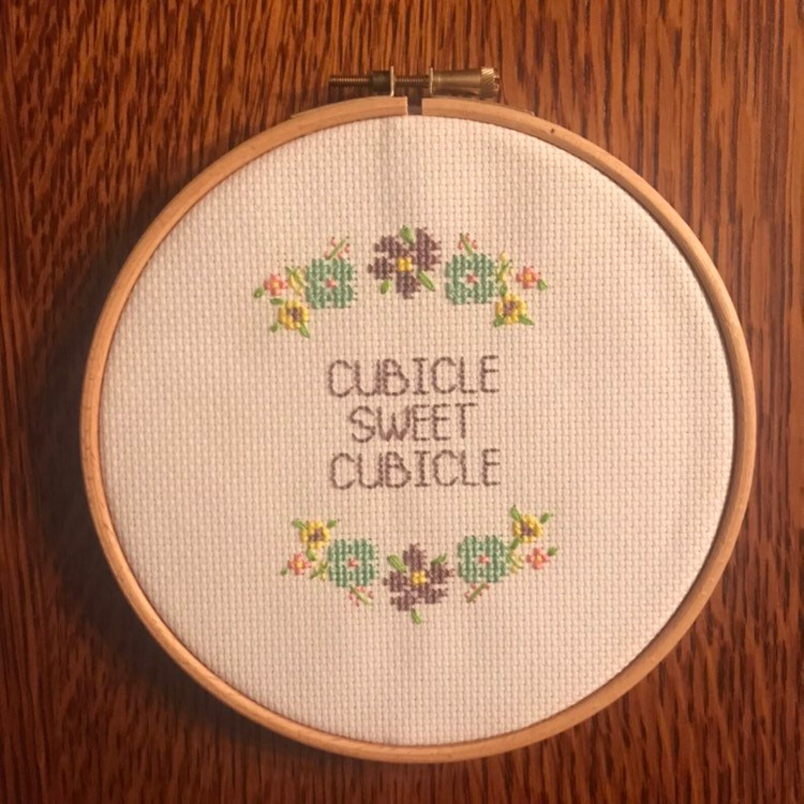 Cubicle Sweet Cubicle Cross Stitch | Etsy
