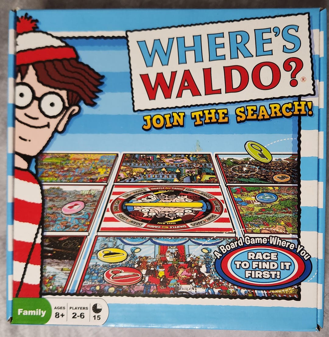 Where's Waldo "join the Search" Board Game - NIB! - Etsy