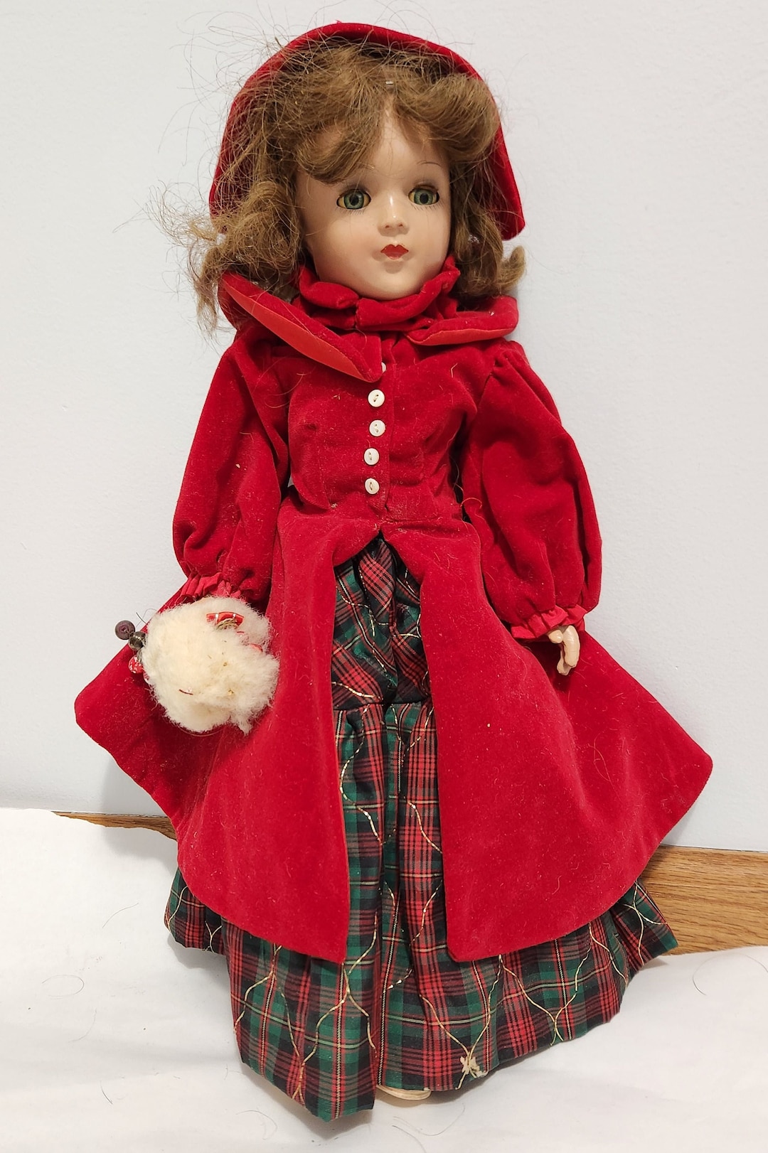 Antique Composite Doll 18 Tall please Read the Description for ...