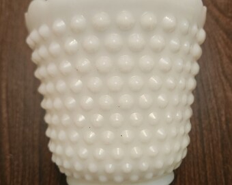Milk Glass Fire King Vase - Etsy