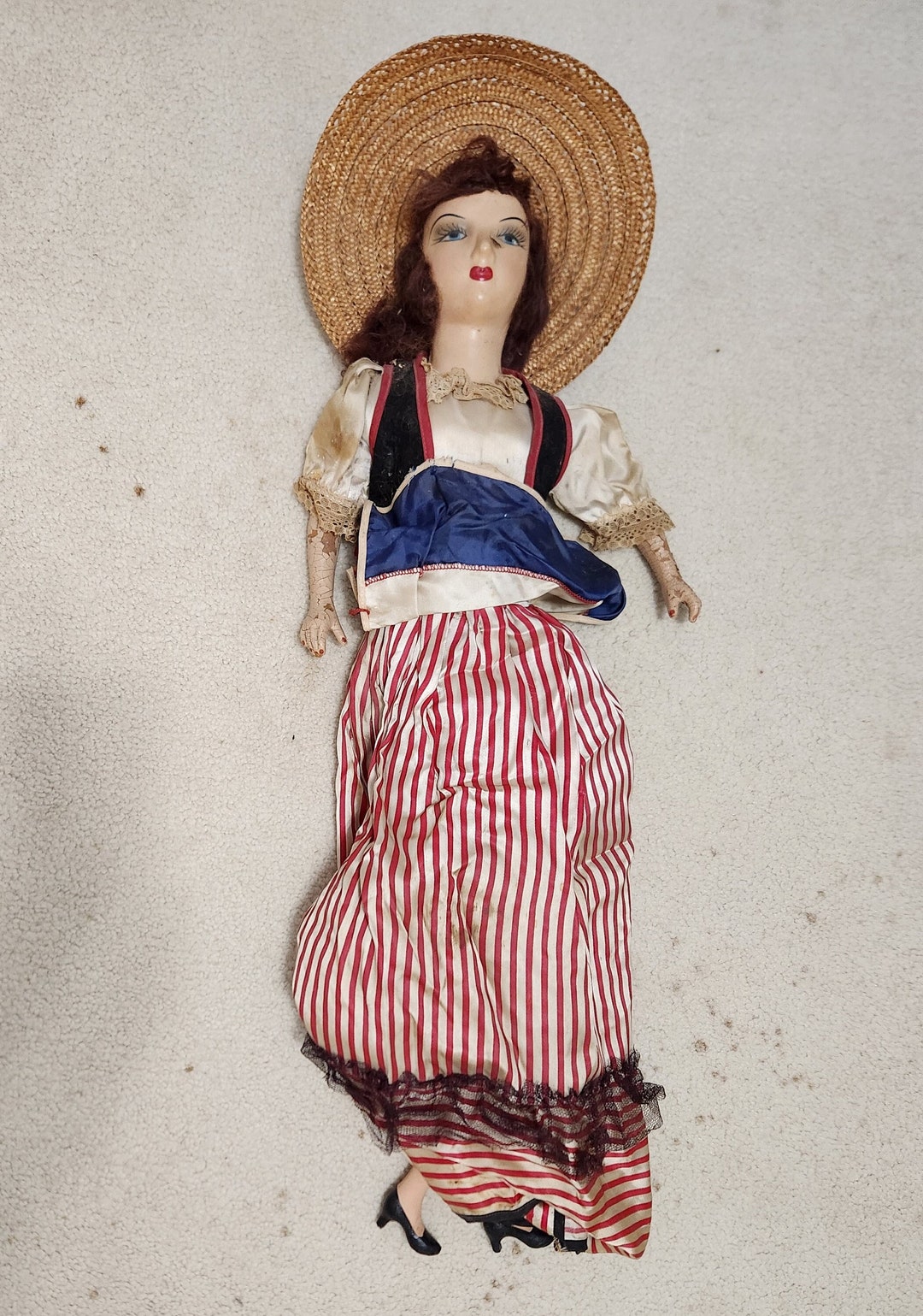 Antique Composite Doll - About 36" Tall - Etsy