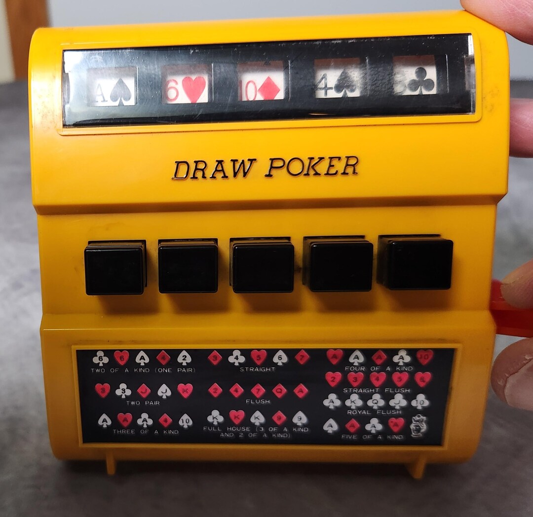 Vintage Waco Mechanical Draw Poker Handheld Game - Does Not Work - Etsy