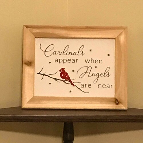 When Cardinals Appear Angels Are Near Photography Print - Etsy